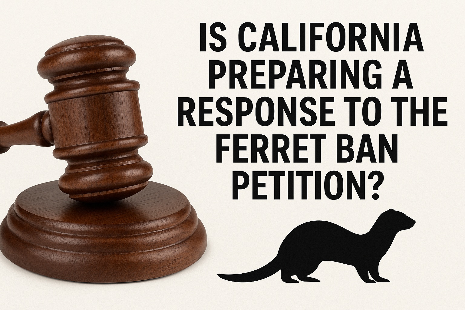 Why Anti-Ferret Articles Are Popping Up After Our Petition to Legalize ...